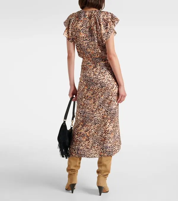 Isabel Marant Étoile Lisanne Satin Maxi Skirt