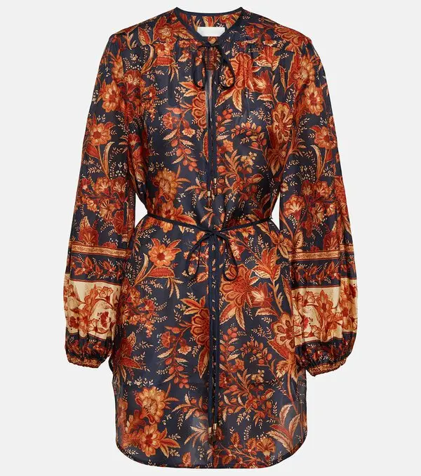 Zimmermann Junie Floral Silk Blouse - Multicoloured