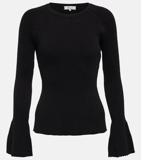 Diane Von Furstenberg Talley Ribbed-knit Sweater