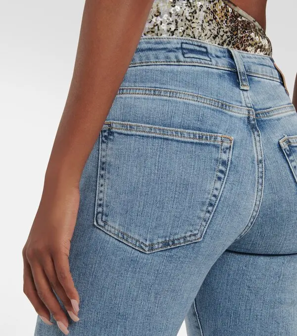 Ag Cuffed Straight Leg Jeans