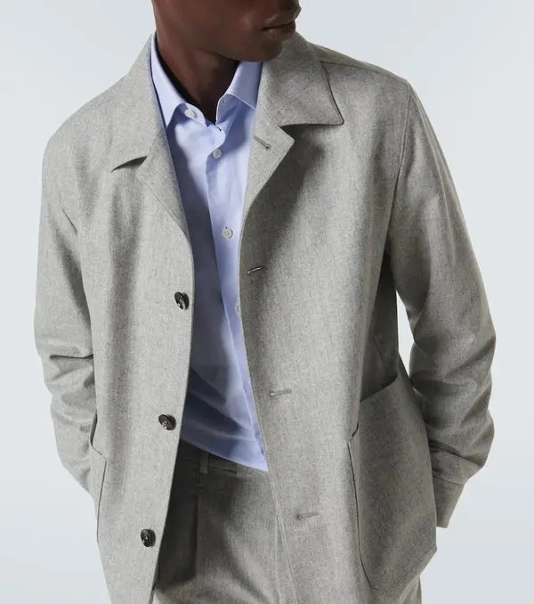 Zegna Alpe Wool Jacket - Grey