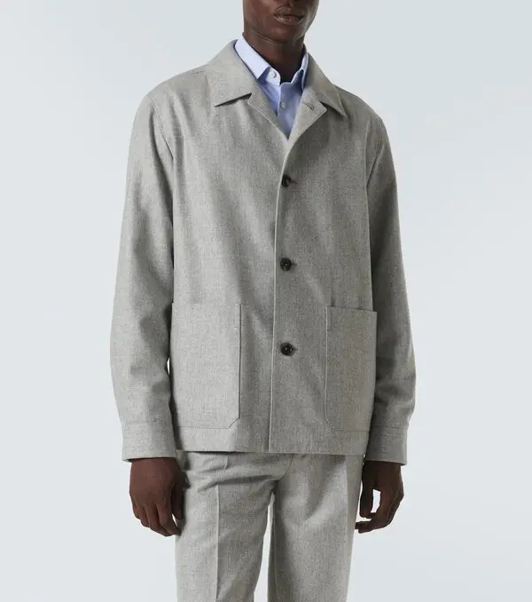 Zegna Alpe Wool Jacket - Grey
