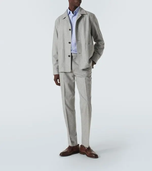 Zegna Alpe Wool Jacket - Grey