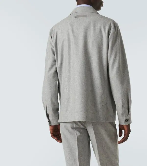 Zegna Alpe Wool Jacket - Grey