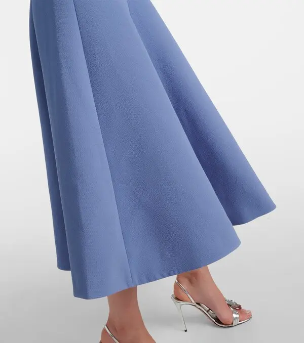 EMILIA WICKSTEAD Belgium Pleated Midi Dress