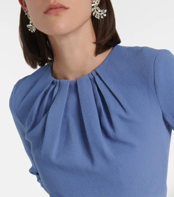 EMILIA WICKSTEAD Belgium Pleated Midi Dress