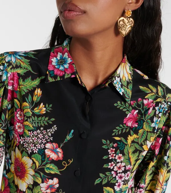 Etro Printed Silk Shirt
