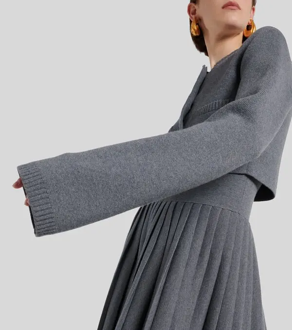 Khaite Cropped Wool-blend Jacket