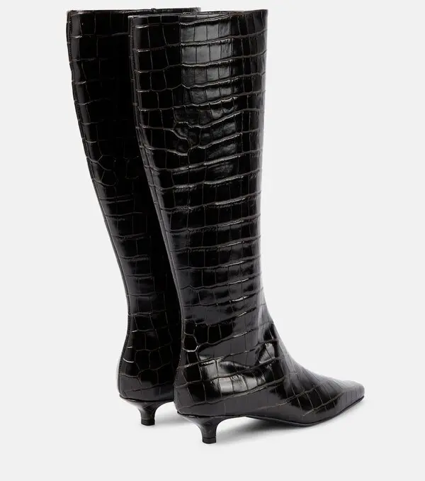TOTEME Knee-high Leather Boots - Brown