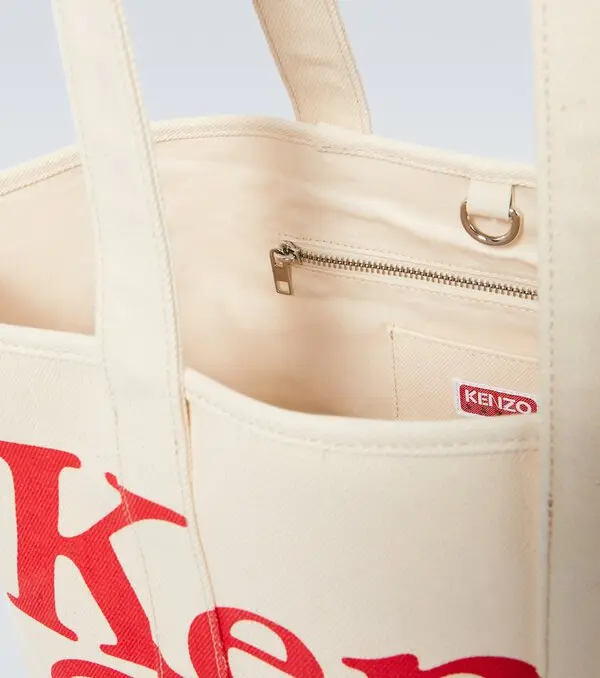 Kenzo Utility Canvas Tote Bag