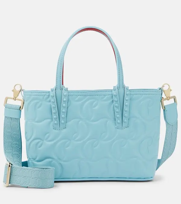 CHRISTIAN LOUBOUTIN Cabata Mini Tote Bag - Blue