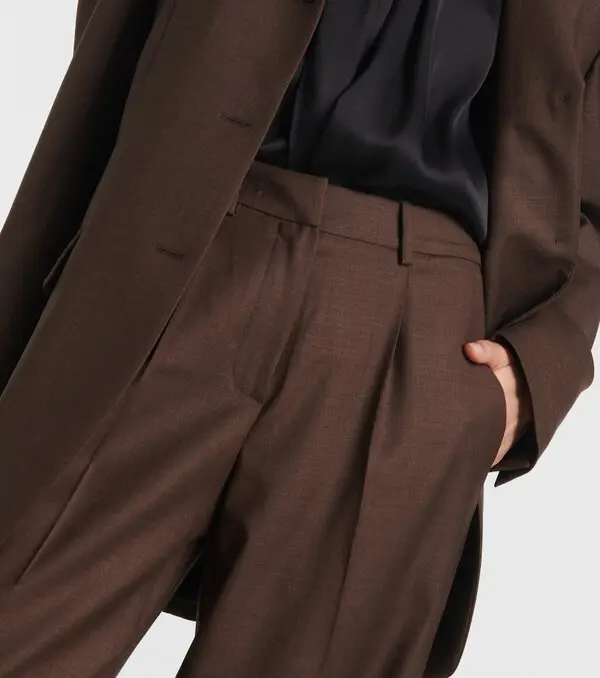 Magda Butrym Wool Wide-leg Trousers