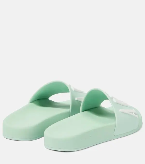 Amiri Logo Rubber Slides
