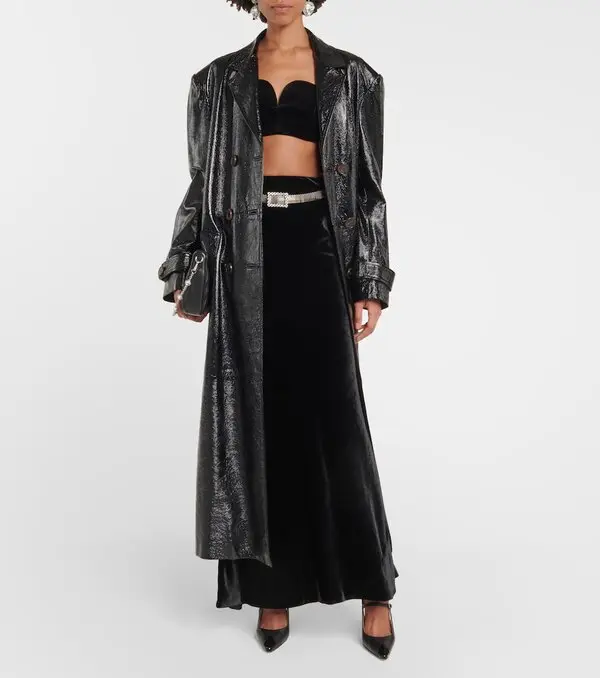 Alessandra Rich High-rise Maxi Skirt