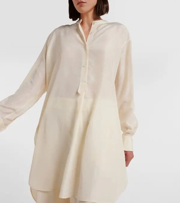 THE ROW Eden Silk Shirt