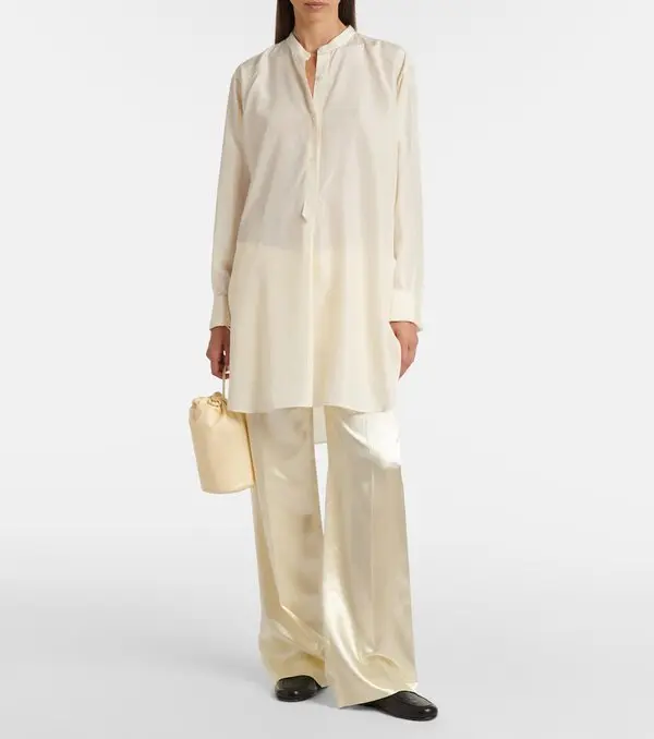 THE ROW Eden Silk Shirt