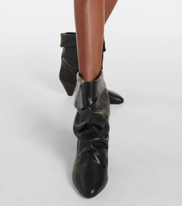 Isabel Marant Étoile Ryska Leather Ankle Boots