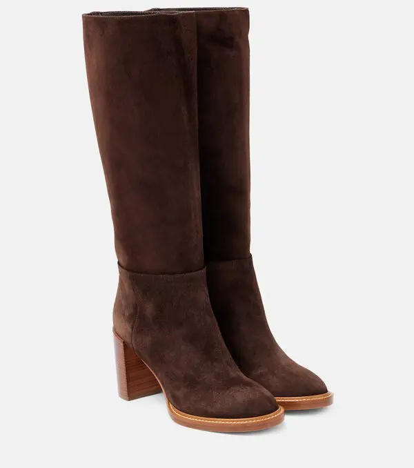 Gabriela Hearst Bocca Suede Knee-high Boots - Brown