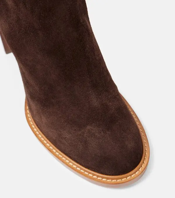 Gabriela Hearst Bocca Suede Knee-high Boots - Brown