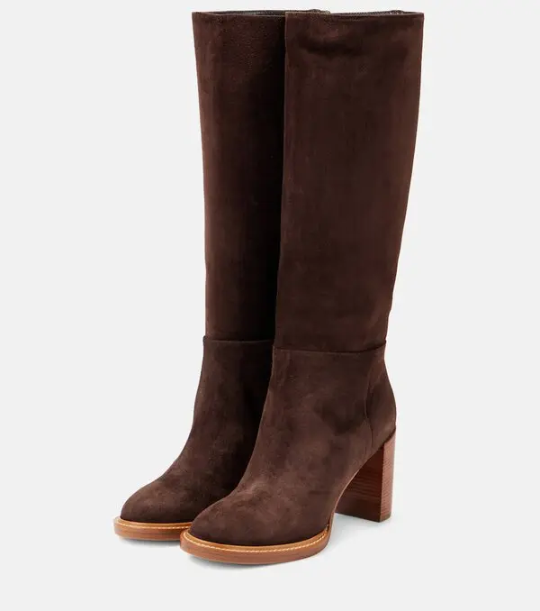 Gabriela Hearst Bocca Suede Knee-high Boots - Brown