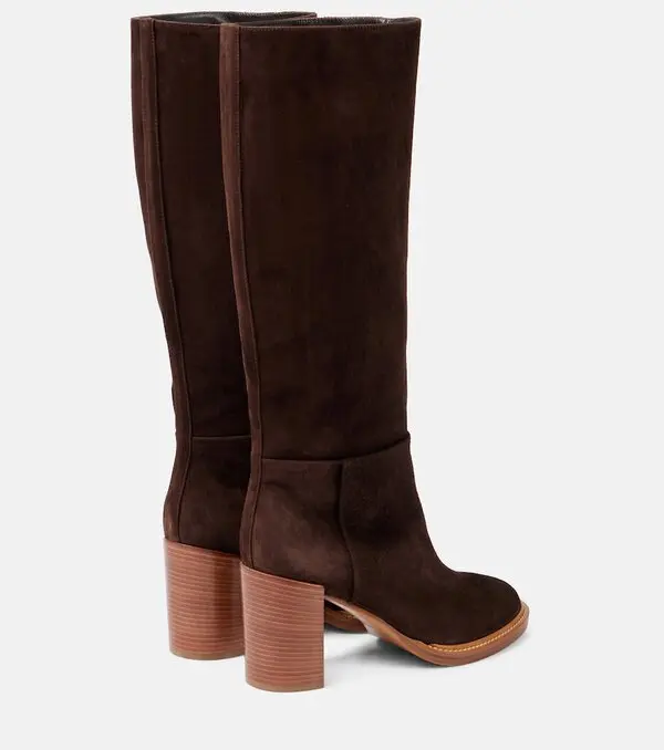 Gabriela Hearst Bocca Suede Knee-high Boots - Brown