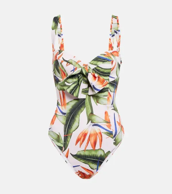 ALEXANDRA MIRO Carla Floral Printed One-piece Swimsuit - Multicoloured