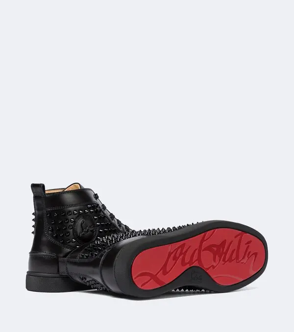 CHRISTIAN LOUBOUTIN Louis Spikes High Top Sneakers