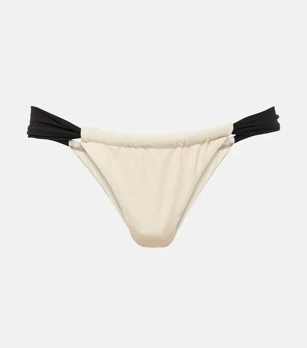 SAME 90s Colorblocked Bikini Bottoms - Black