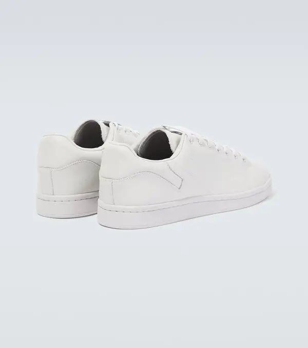 Raf Simons Orion Leather Lace-up Sneakers - Grey