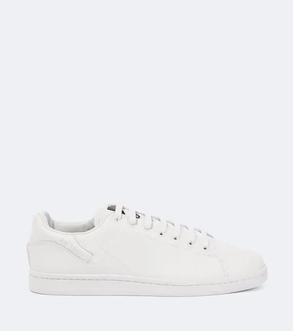 Raf Simons Orion Leather Lace-up Sneakers - Grey