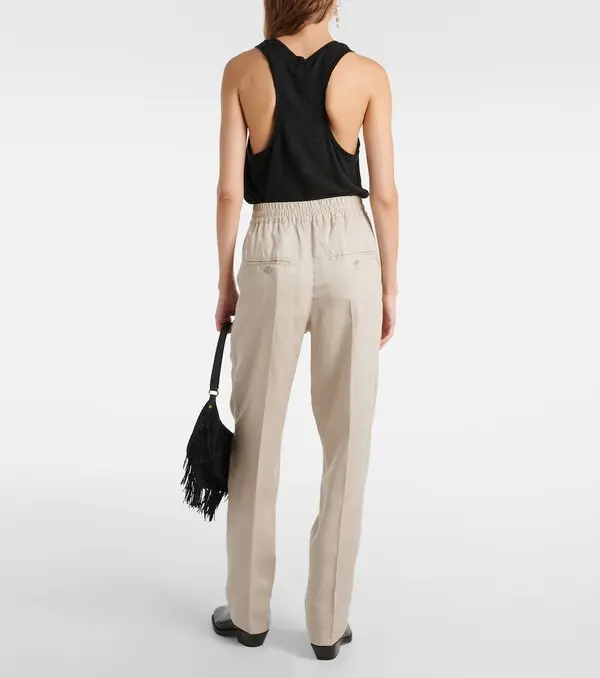 MARANT ETOILE Cotton Straight Pants