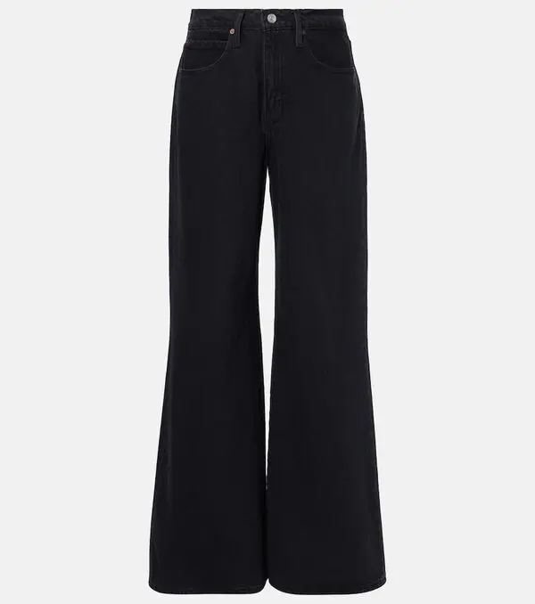 FRAME Easy Wide Flare High-rise Flared Jeans