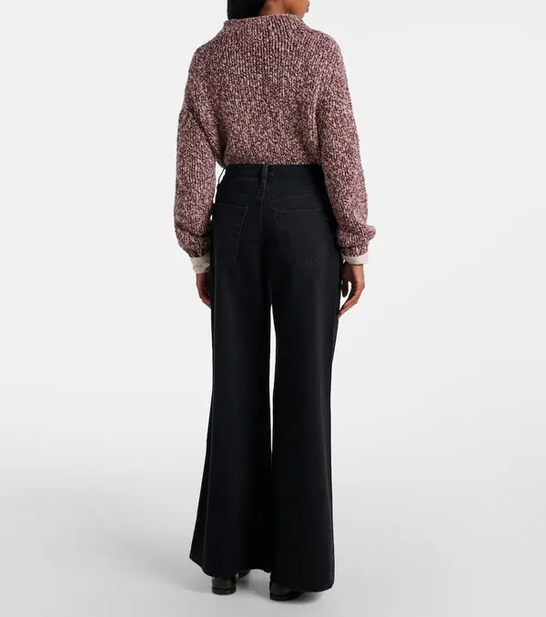 FRAME Easy Wide Flare High-rise Flared Jeans