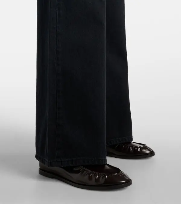 FRAME Easy Wide Flare High-rise Flared Jeans