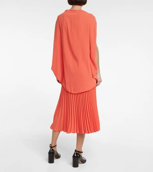 MAISON MARGIELA Draped Satin Top