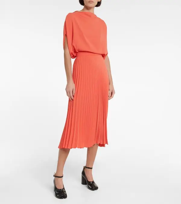 MAISON MARGIELA Draped Satin Top