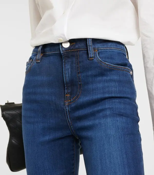 FRAME Le Crop Mini Boot Mid-rise Bootcut Jeans