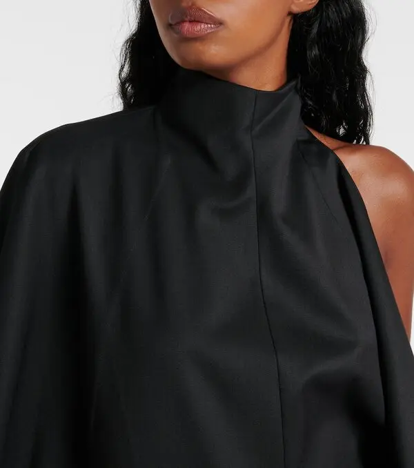 Alaïa Open-back Wool Grain De Poudre Jumpsuit