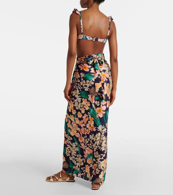 Agua Bendita Printed Beach Cover-up