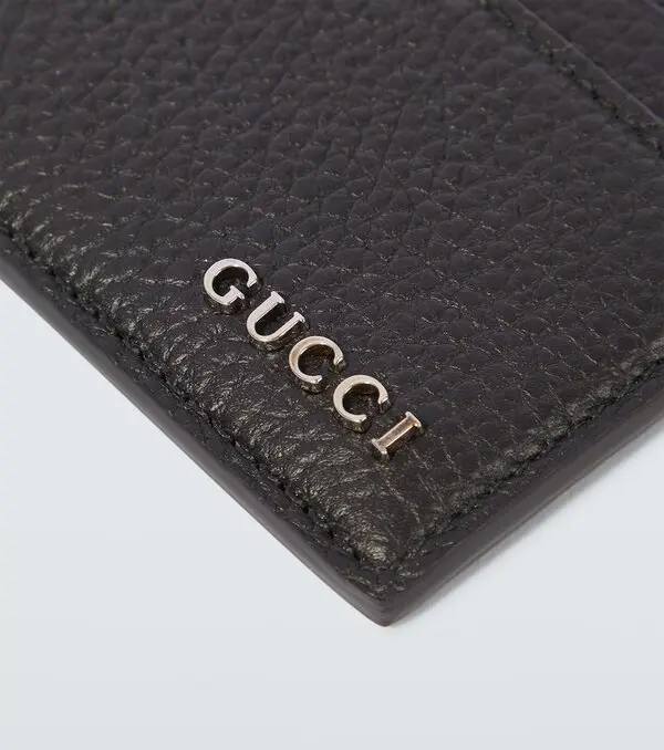 Gucci Logo Leather Card Holder