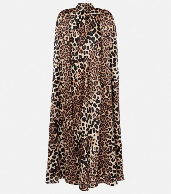 RODARTE Leopard-print Silk Gown - Multicoloured