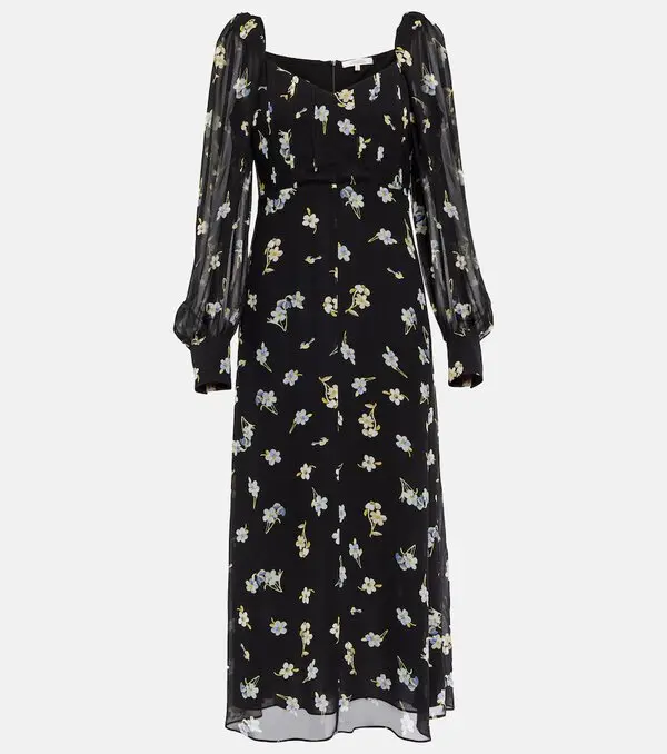 Dorothee Schumacher Midnight Blossom Midi Dress