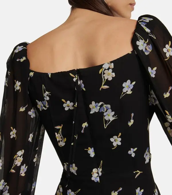 Dorothee Schumacher Midnight Blossom Midi Dress