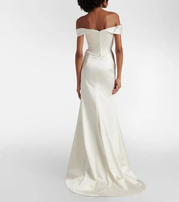 VIVIENNE WESTWOOD Nova Cora Satin Gown - White