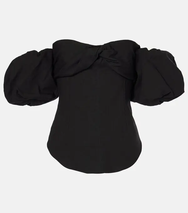 Isabel Marant Étoile Daniela Off-shoulder Top - Black