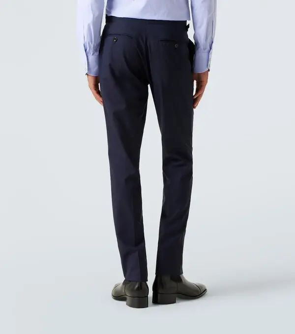 TOM FORD Shelton Wool Suit - Blue