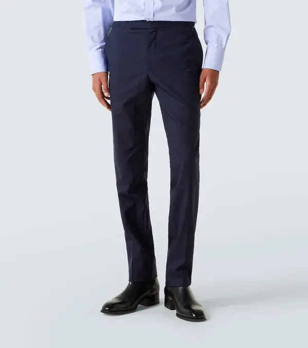 TOM FORD Shelton Wool Suit - Blue