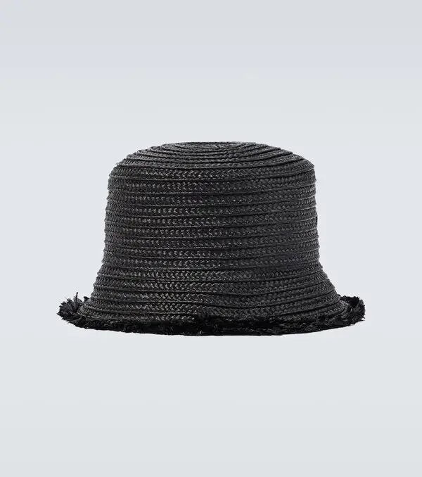 Jacquemus Le Bob Bacino Raffia Bucket Hat