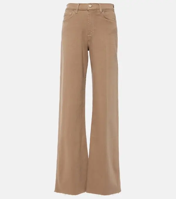 7 For All Mankind Lotta High-rise Wide-leg Jeans