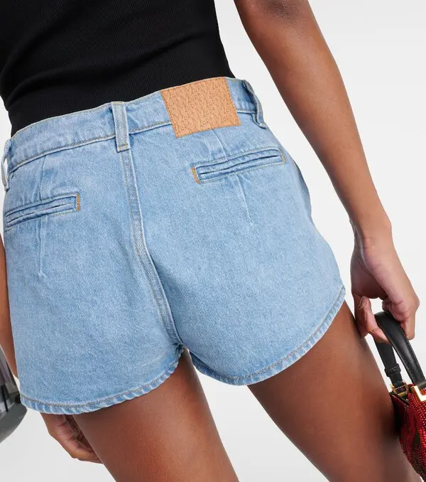 Magda Butrym High-rise Denim Shorts